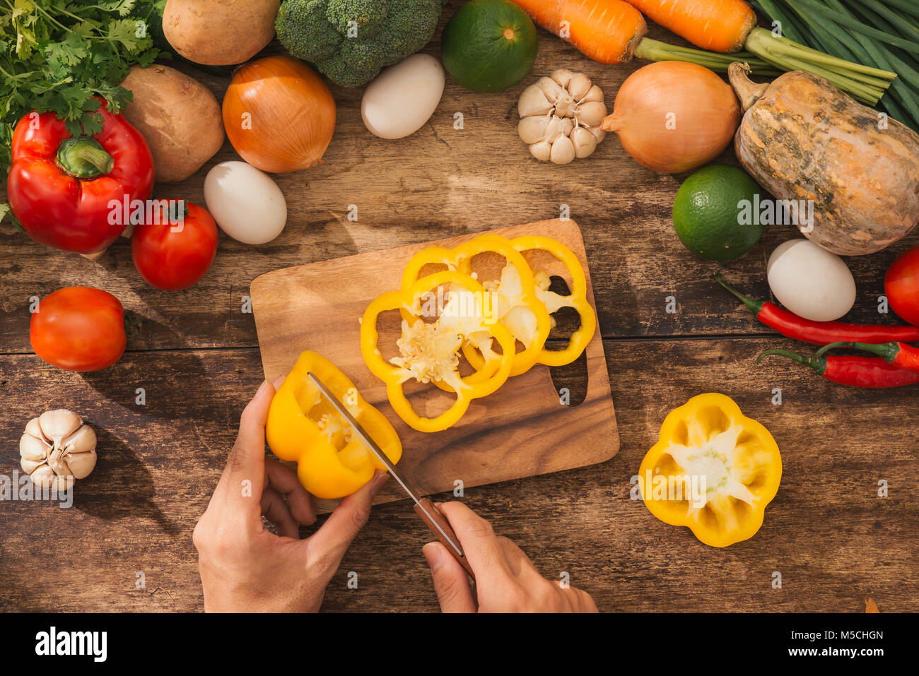Hands cooking hi-res stock photography and images - Alamy