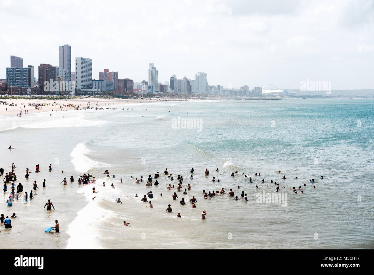 Durban beachfront swimming hi-res stock photography and images - Alamy