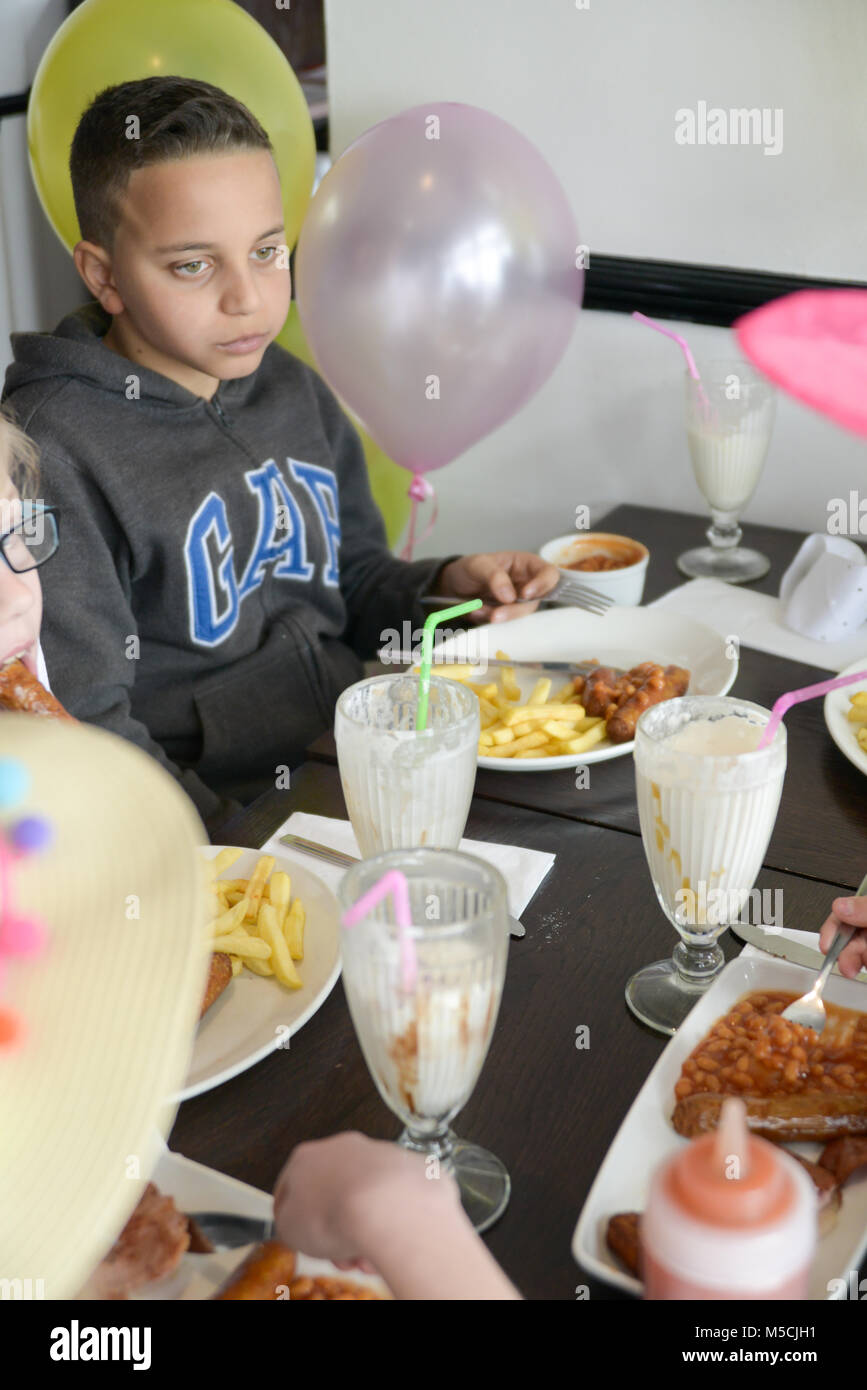 Children's party happy laughing hi-res stock photography and images - Alamy