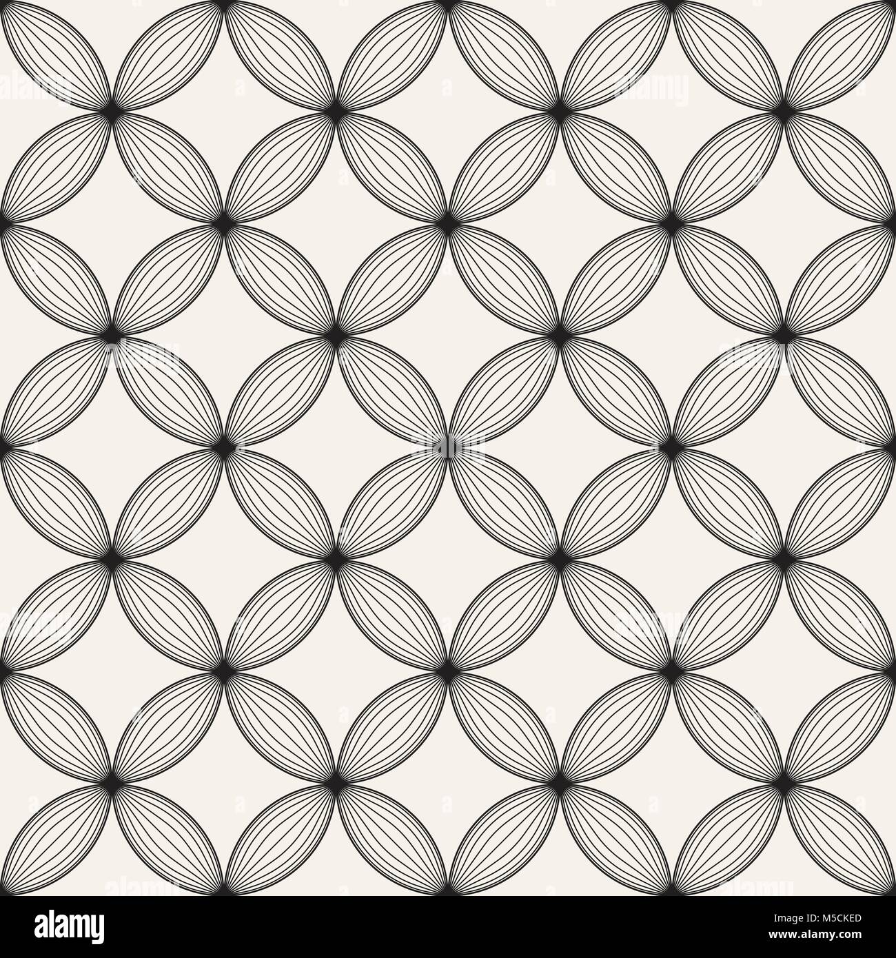 Vector seamless lattice pattern. Modern stylish texture with trellis ...