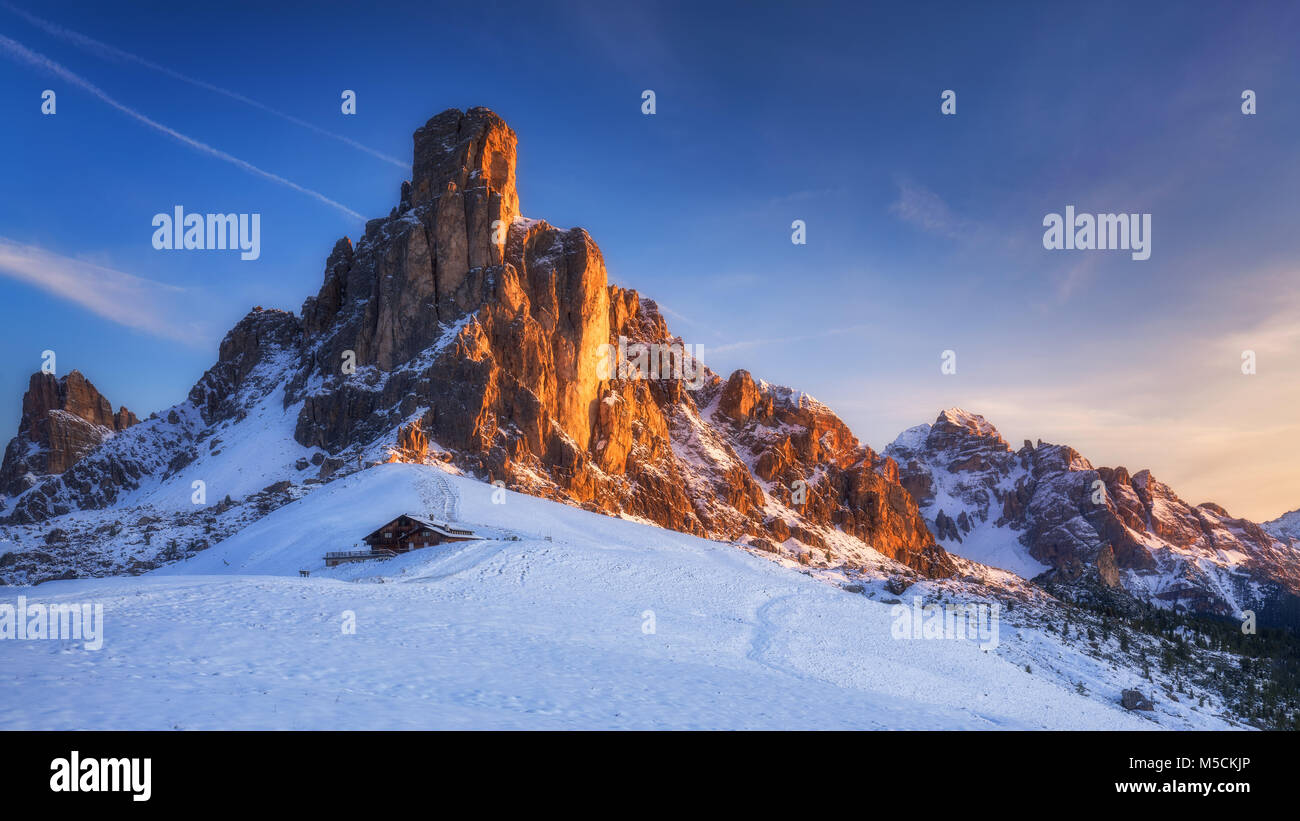 Winter in the dolomites hi-res stock photography and images - Alamy