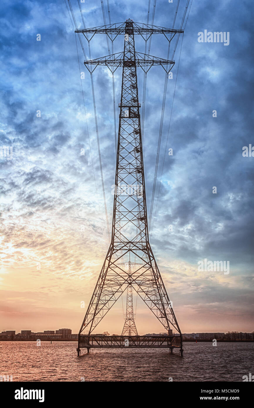 Lake district power lines hi-res stock photography and images - Alamy