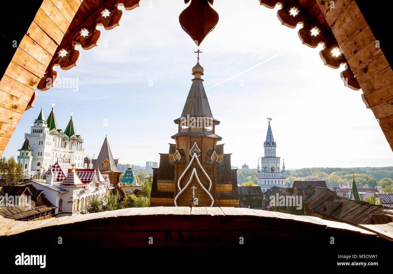 Izmailovsky Kremlin in Moscow, Russia Stock Photo - Alamy