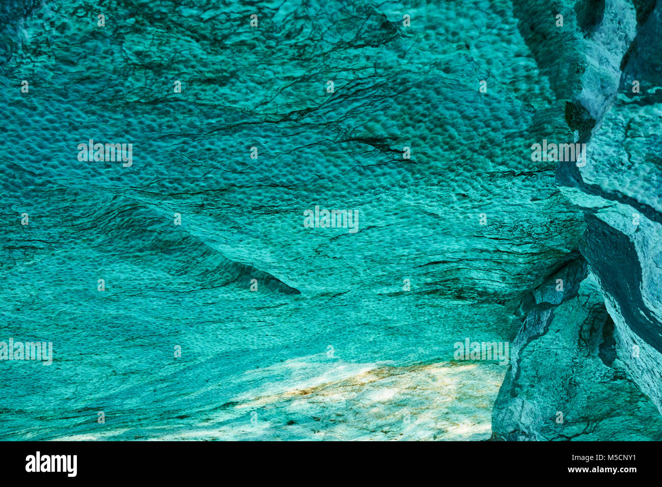 The Marble Caves of Patagonia, Chile. Turquoise colors and splendid ...