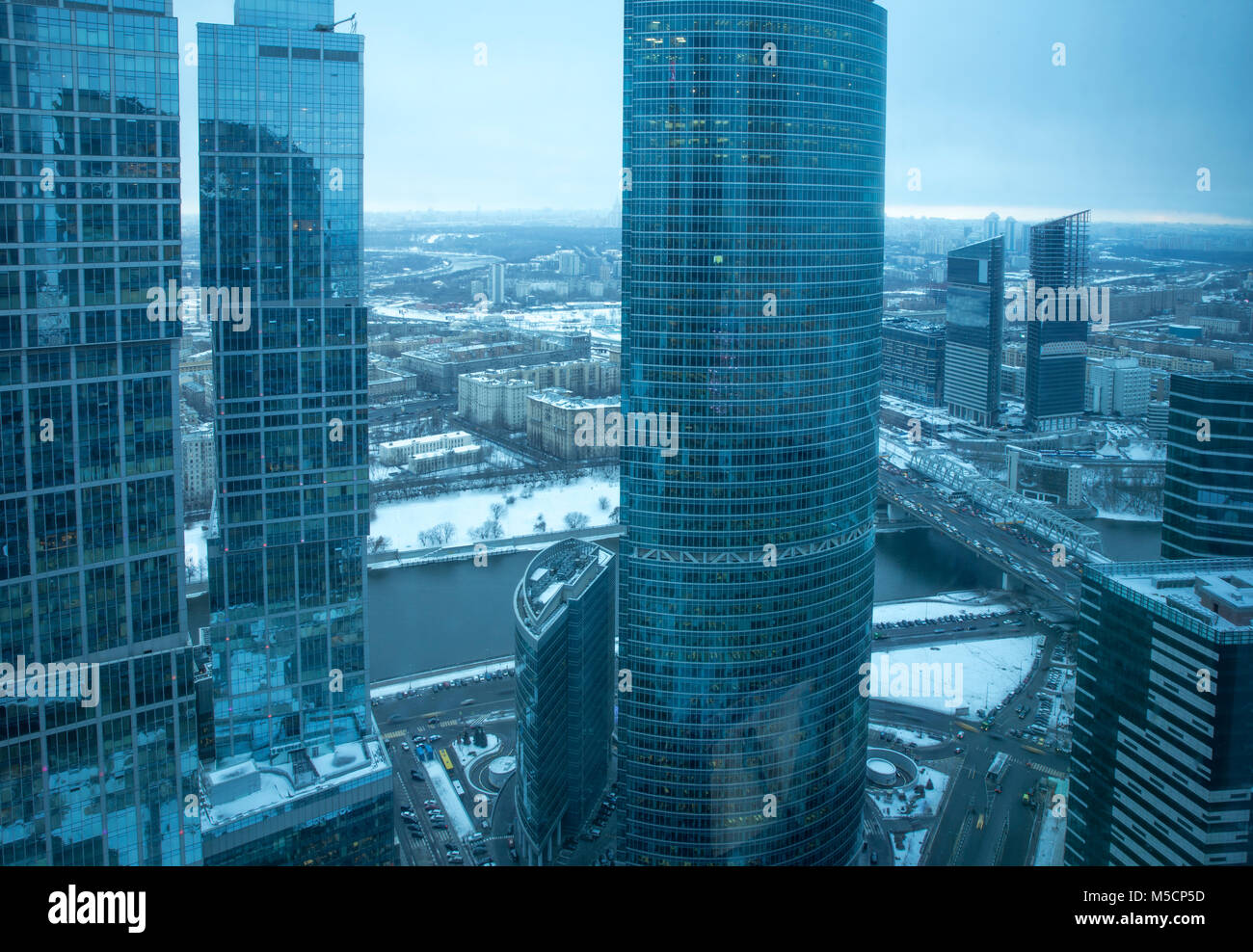 Moscow city aerial hi-res stock photography and images - Alamy