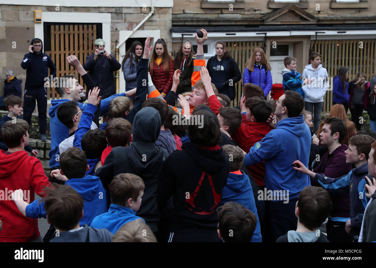 Jedburgh’s ball game hi-res stock photography and images - Alamy