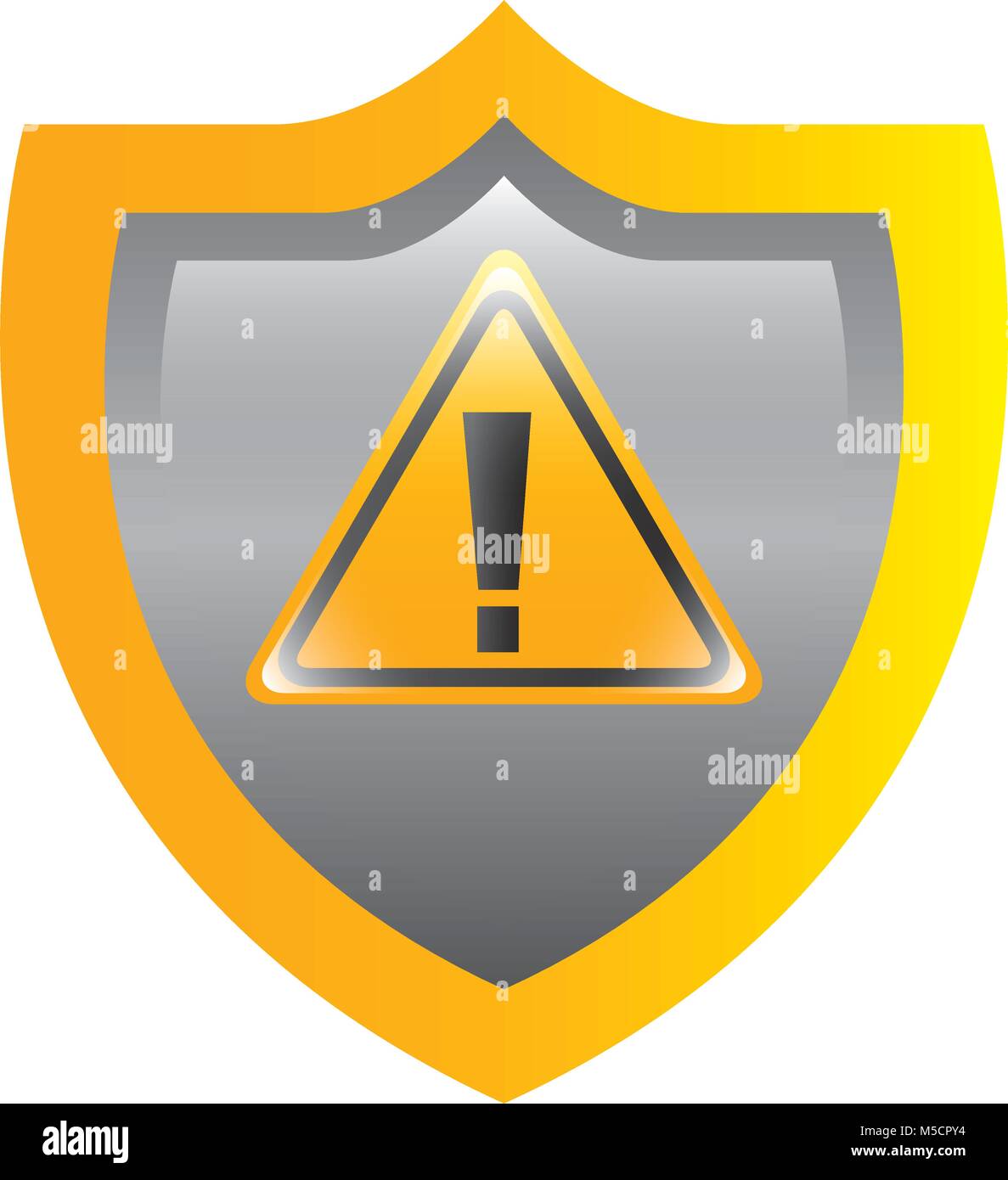 shield protection warning alert error data Stock Vector Image & Art - Alamy