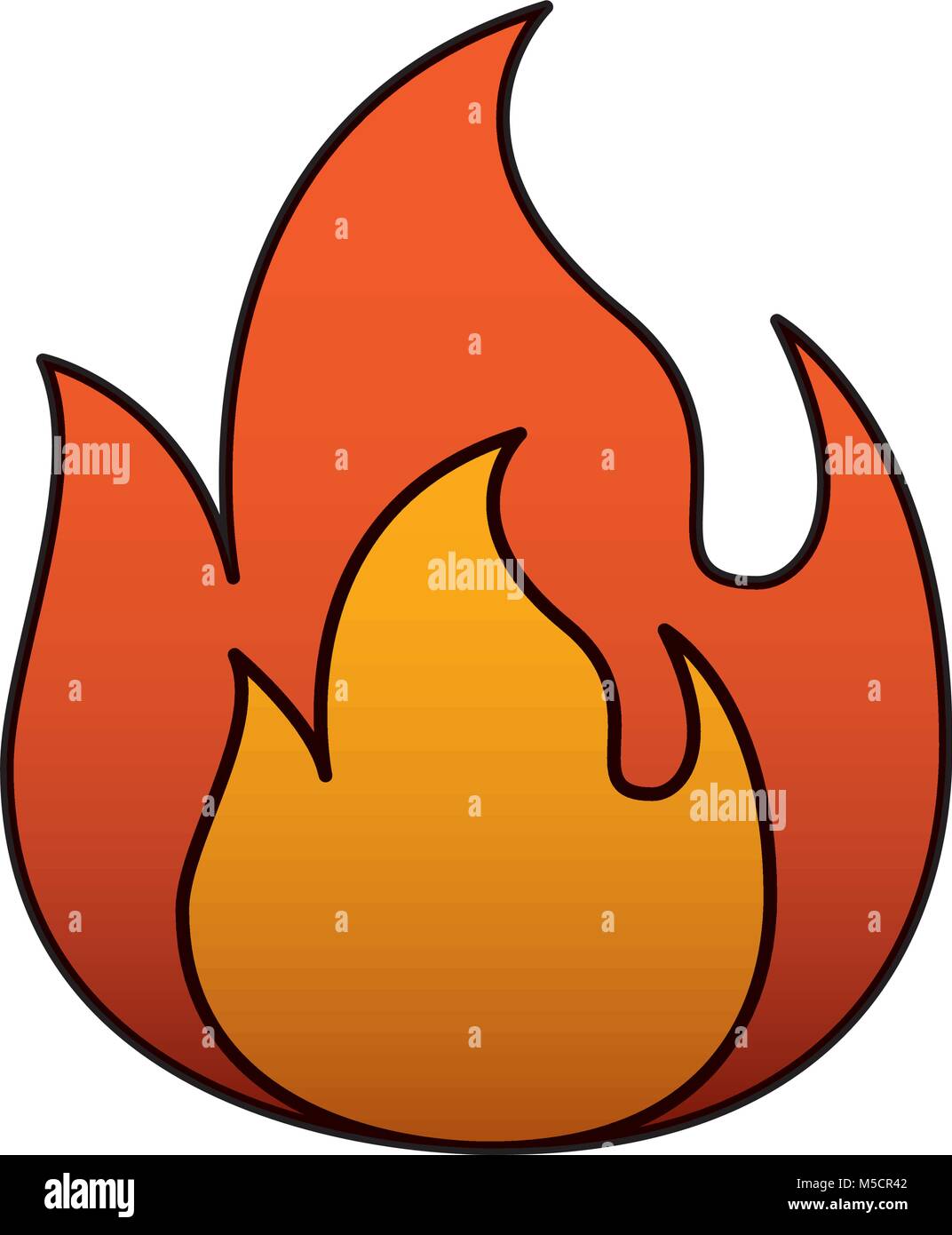 fire flame burning danger hot image Stock Vector Image & Art - Alamy