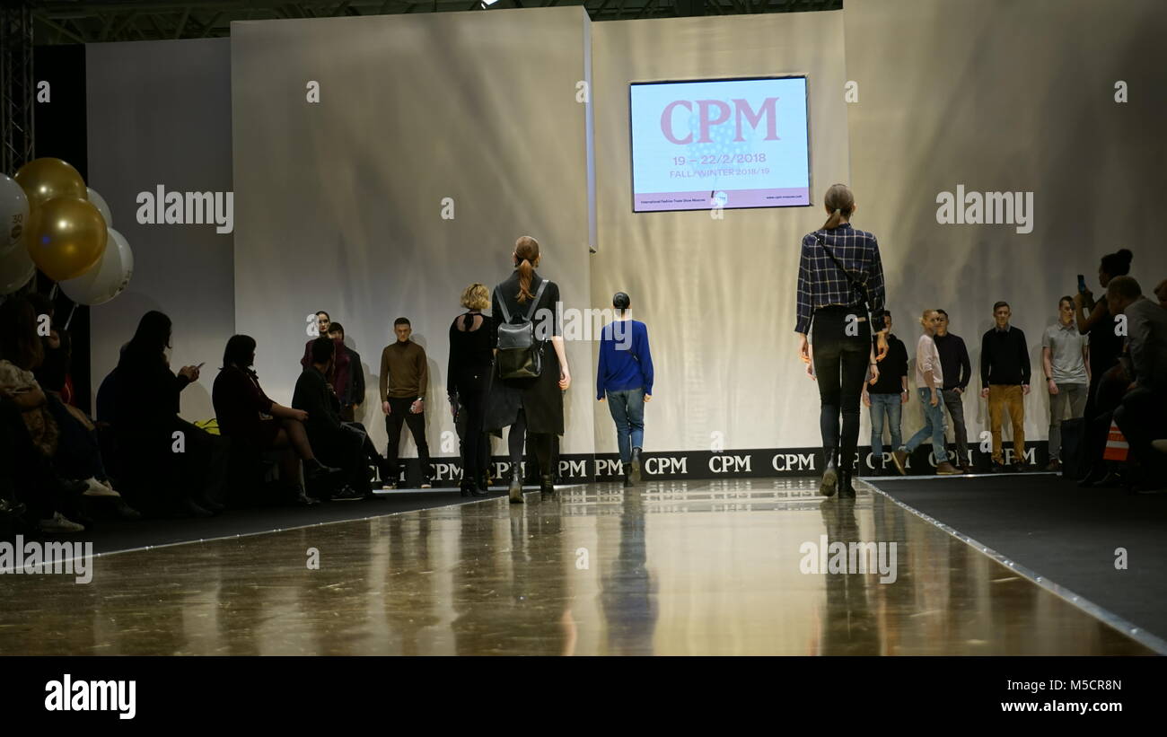 Catwalk model show in Moscow Stock Photo - Alamy