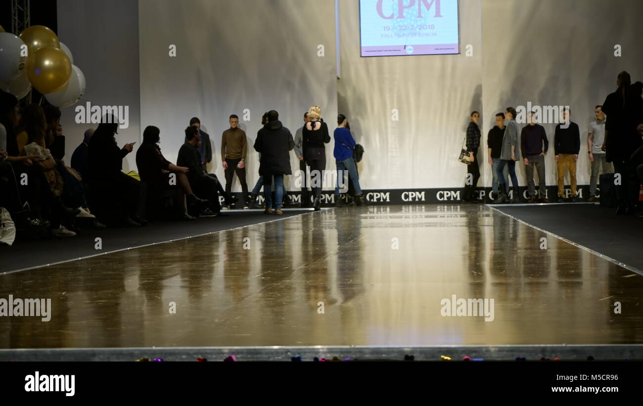 Catwalk model show in Moscow Stock Photo - Alamy