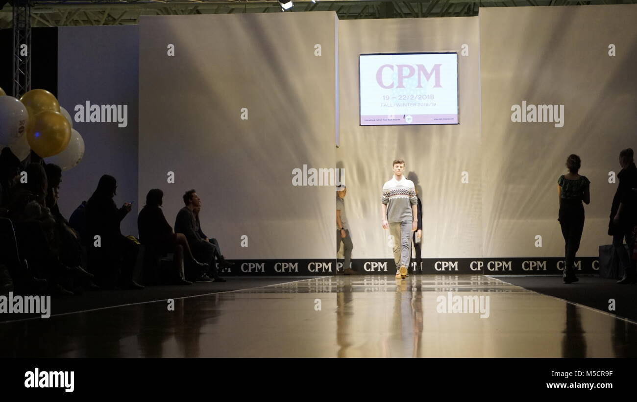 Catwalk model show in Moscow Stock Photo - Alamy
