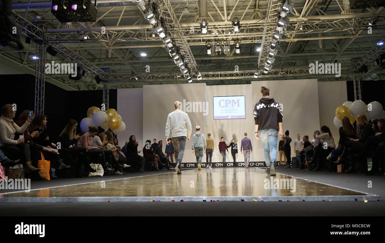 Catwalk model show in Moscow Stock Photo - Alamy
