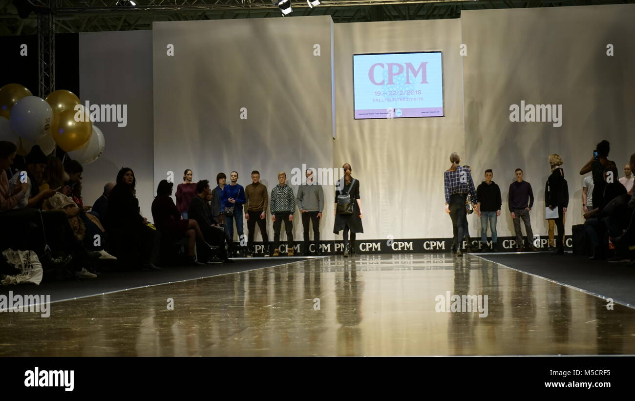 Catwalk model show in Moscow Stock Photo - Alamy