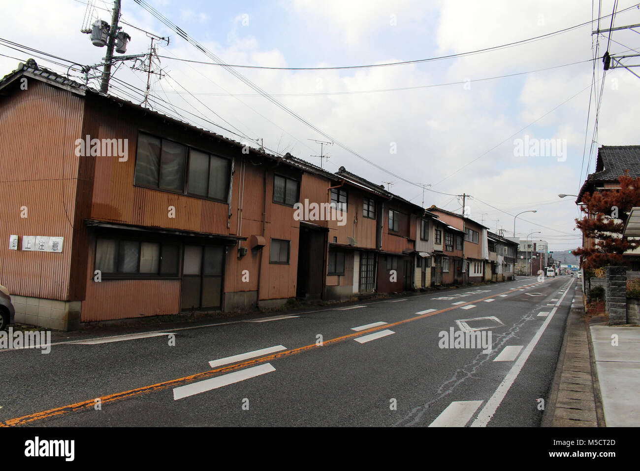 The houses, windows, and doors around Hizen-Yamaguchi station, Japan ...