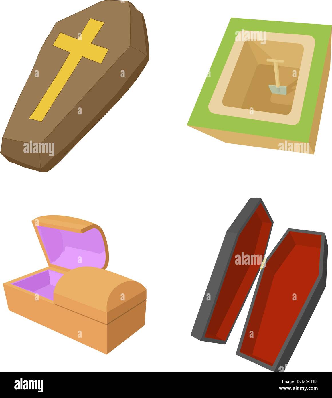 Open coffin empty hi-res stock photography and images - Alamy