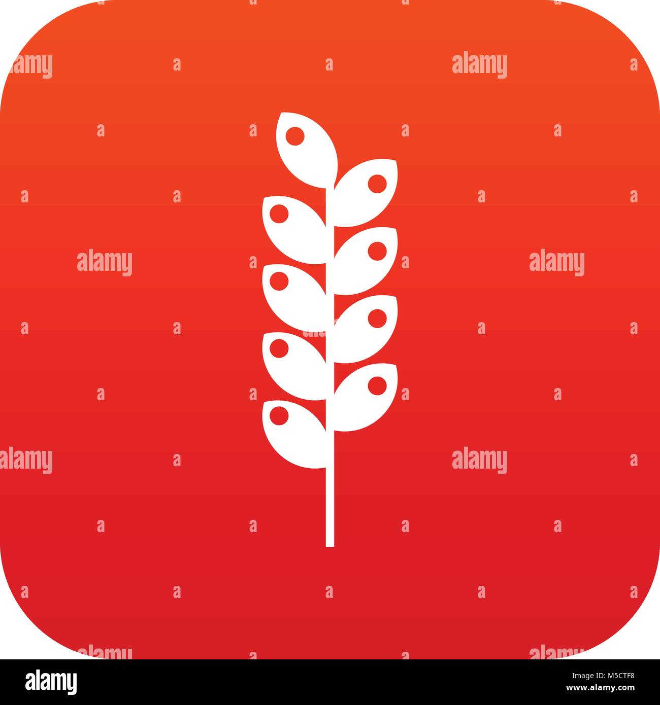 Tight spike icon digital red Stock Vector Image & Art - Alamy