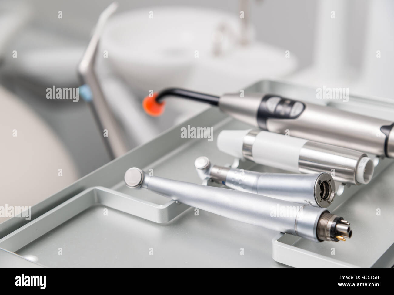 Set of dental instruments and tools Stock Photo - Alamy