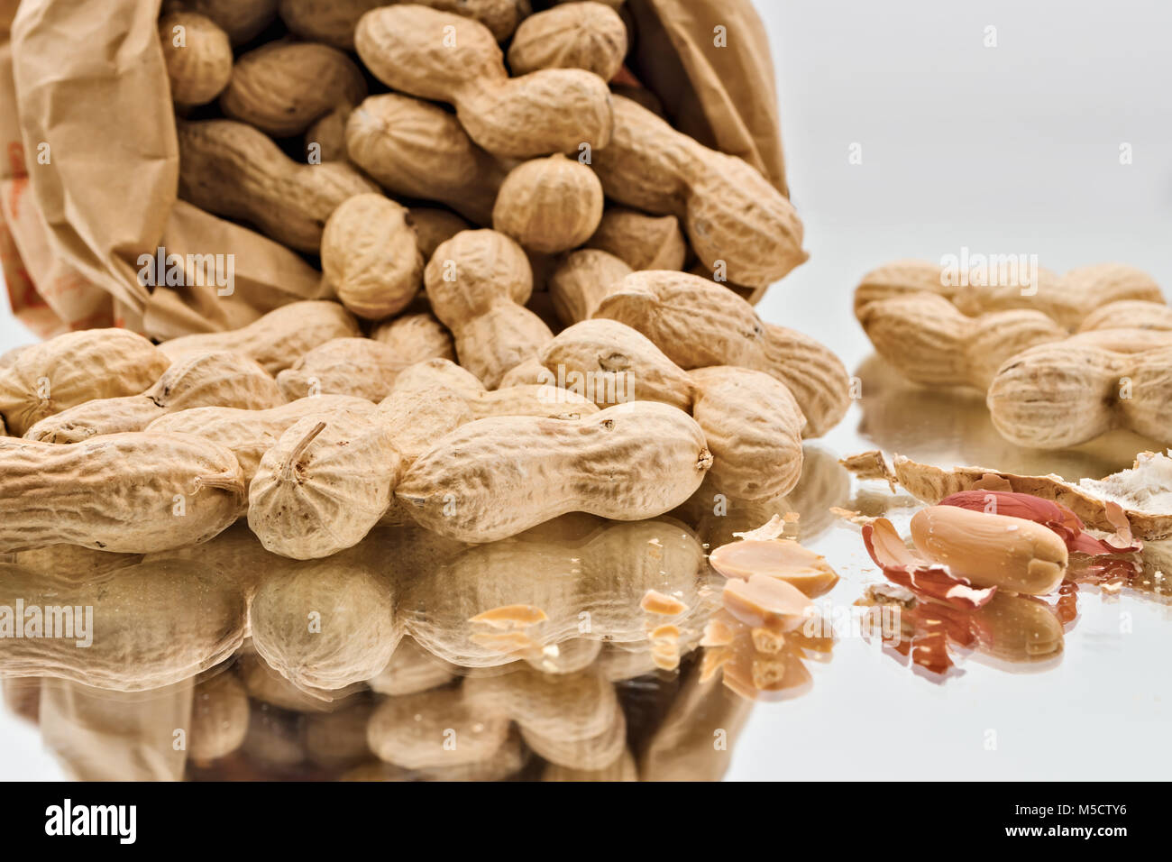 peanuts paper bag 5 Stock Photo - Alamy