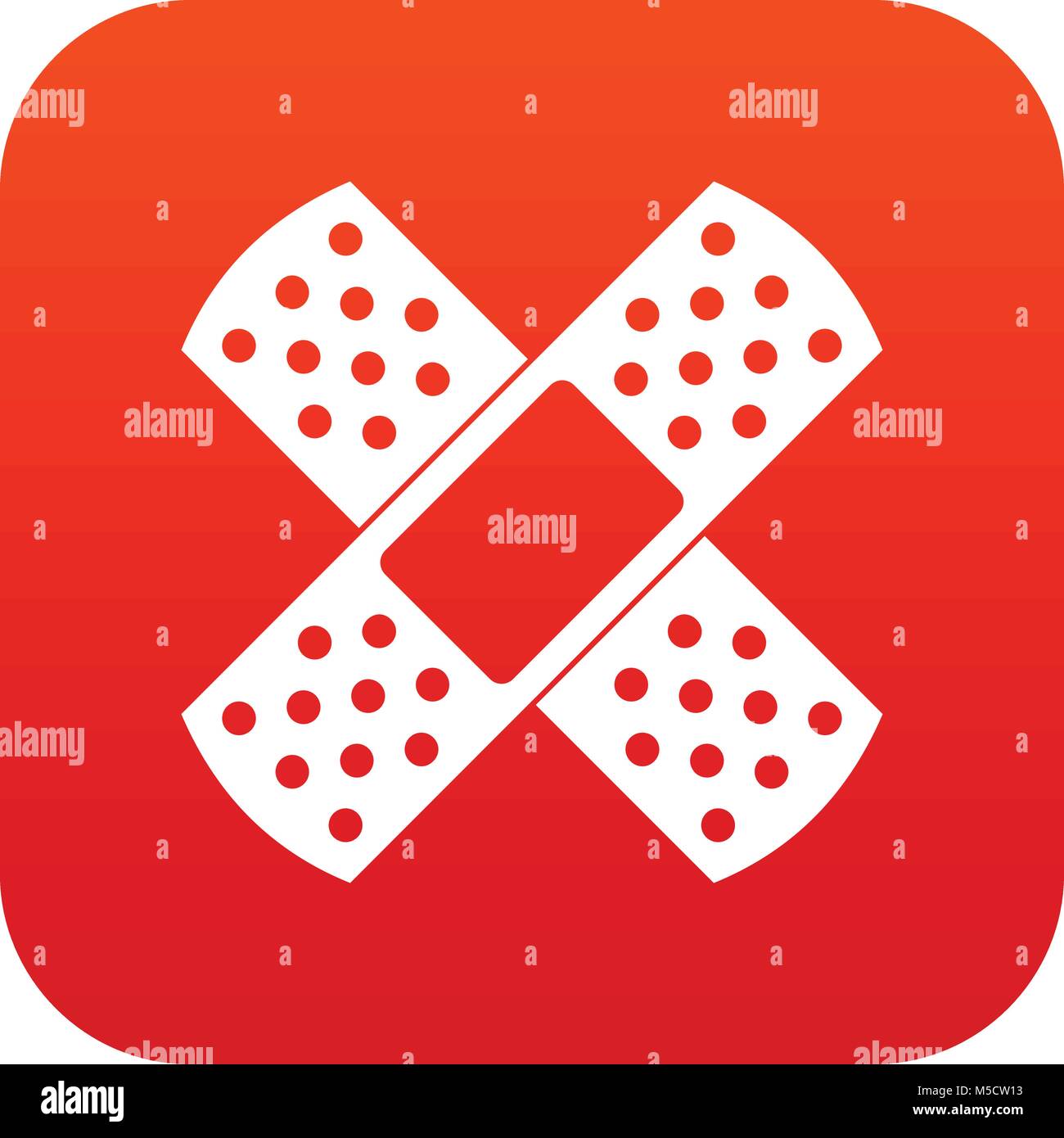 Patch icon digital red Stock Vector Image & Art - Alamy