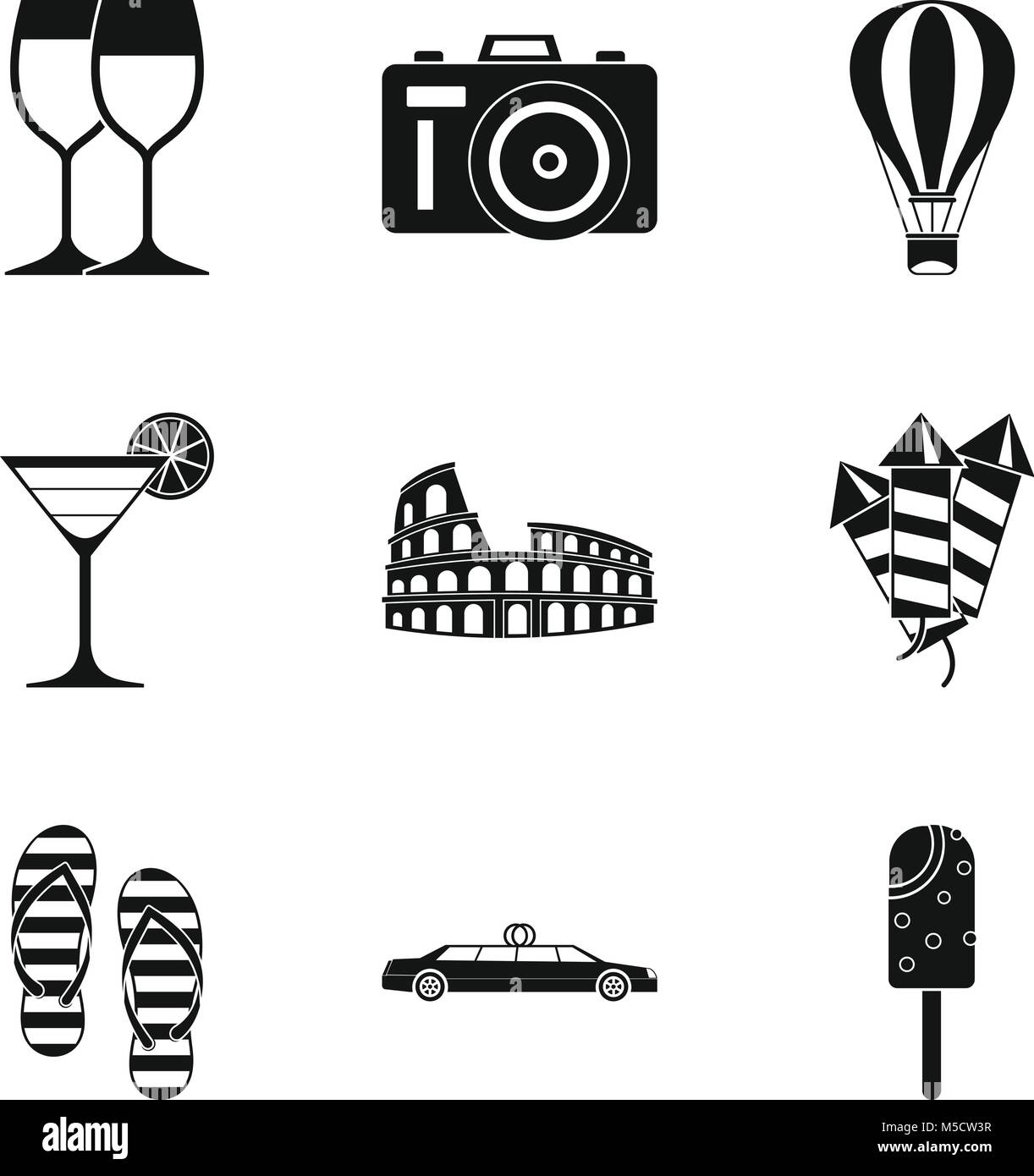 Photo dinner set on Black and White Stock Photos & Images - Alamy