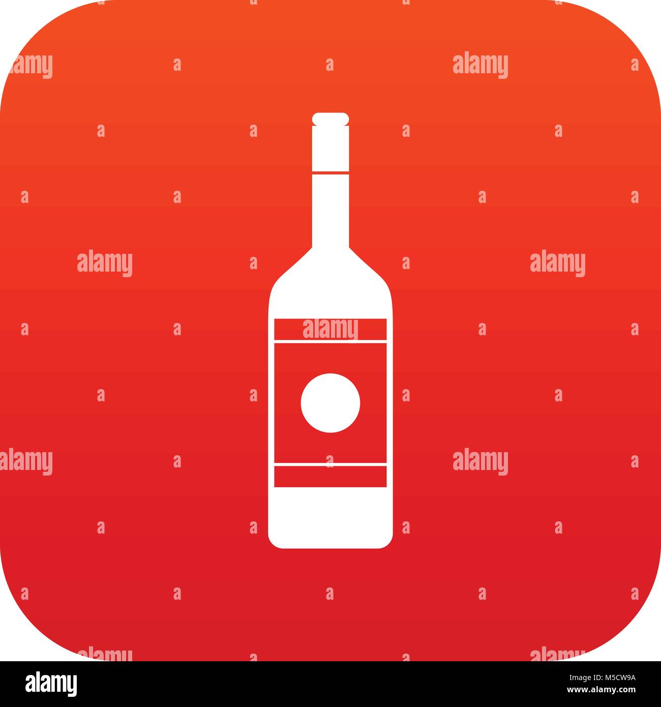 Vodka icon digital red Stock Vector Image & Art - Alamy