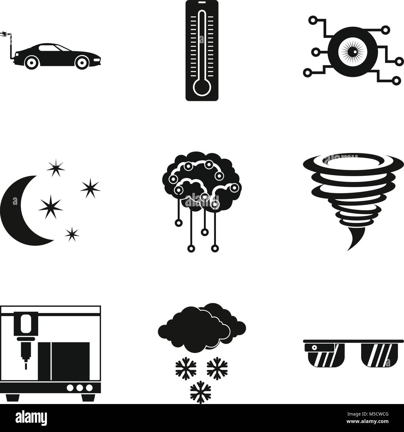 Simple battery scheme illustration hi-res stock photography and images ...