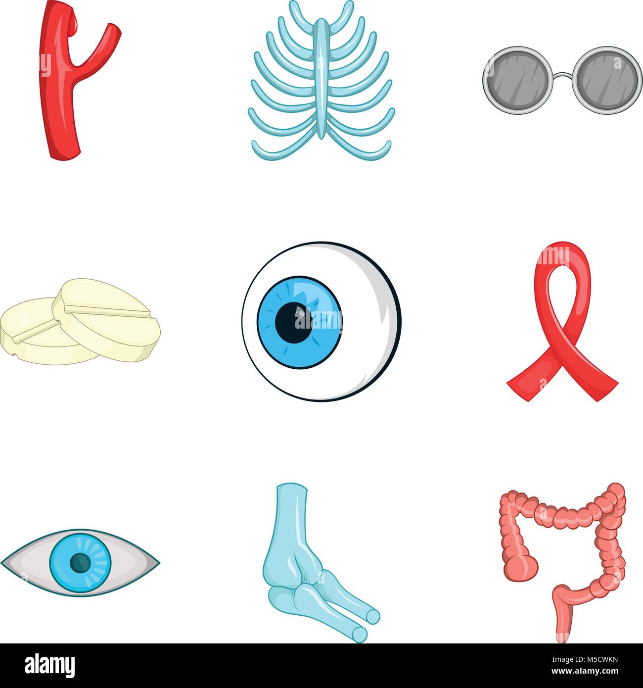 Medicinal product icons set, cartoon style Stock Vector Image & Art - Alamy
