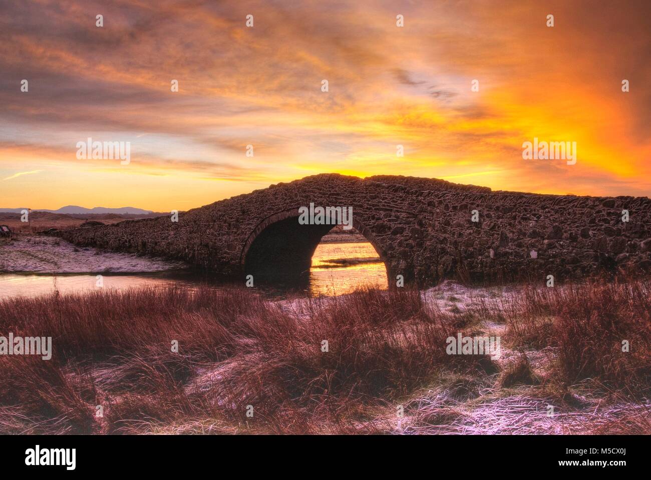 Pack Horse Bridge, Aberffraw, Anglesey, North Wales, United Kingdom ...