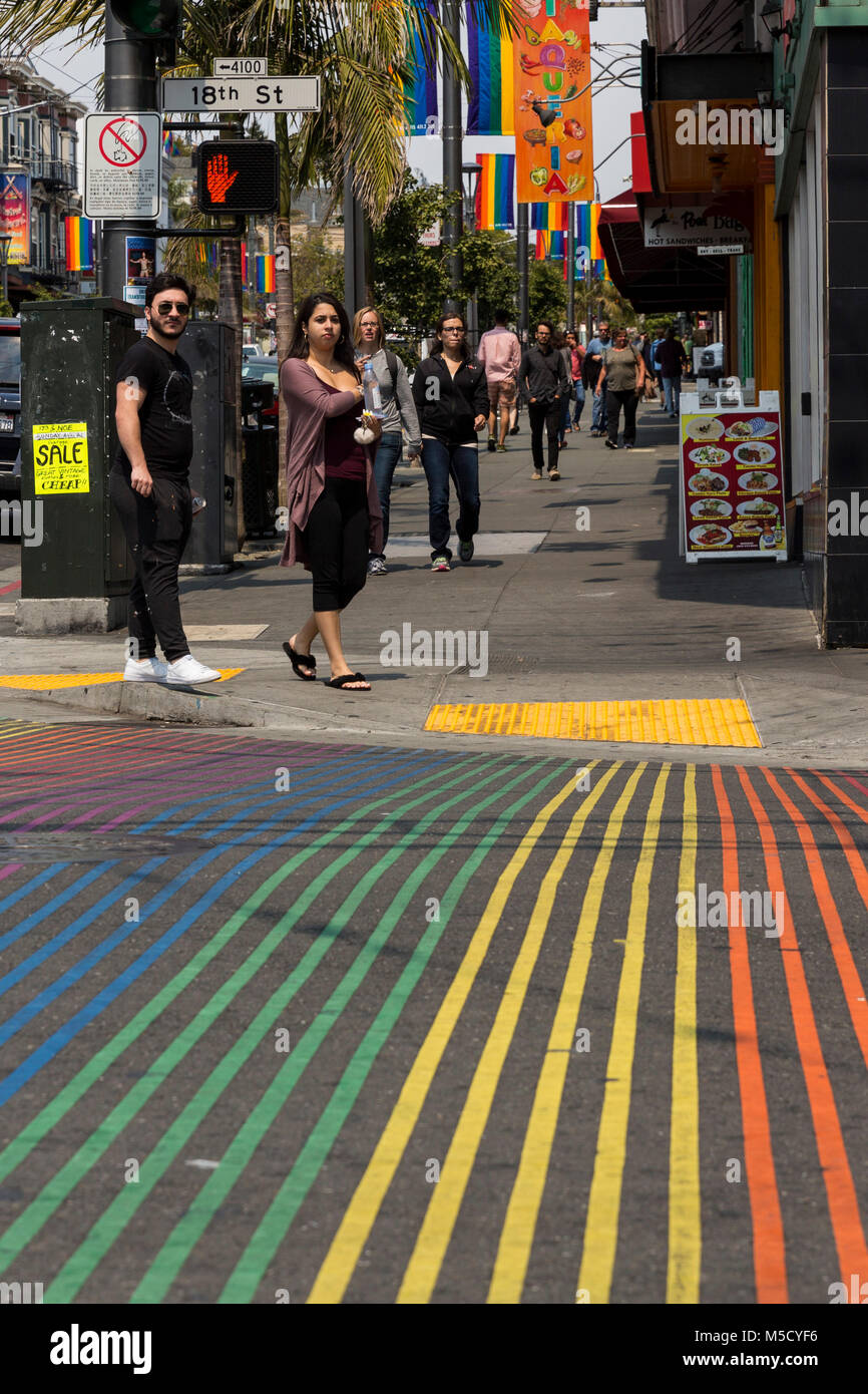 Lgbt pedestrian crossing hi-res stock photography and images - Alamy