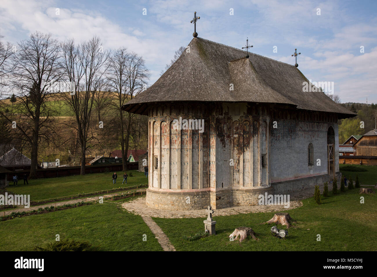 The Humor Monastery, Suceava County, Moldavia, Romania Stock Photo - Alamy