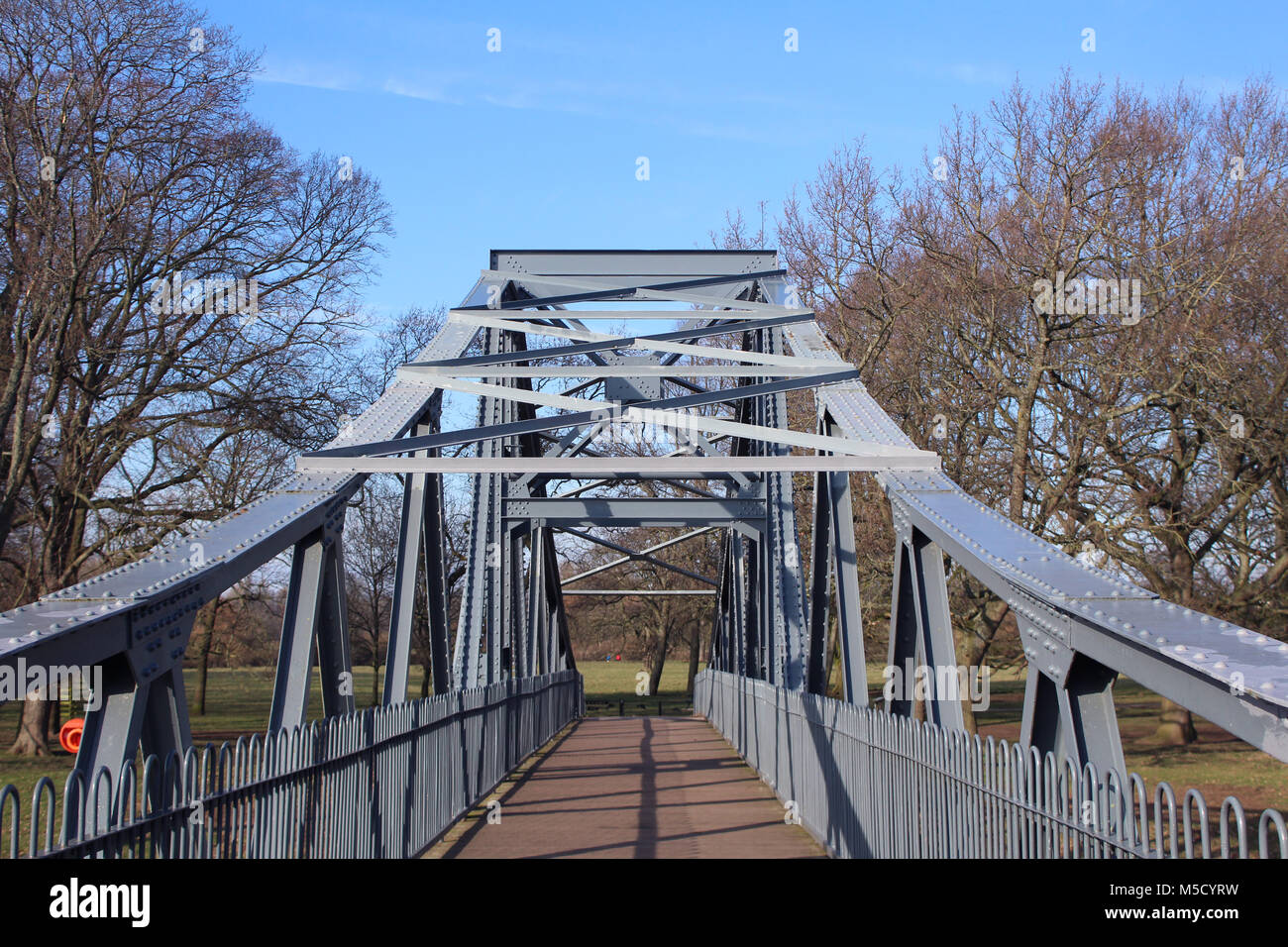 Summer Day Bridge Stock Photo - Alamy