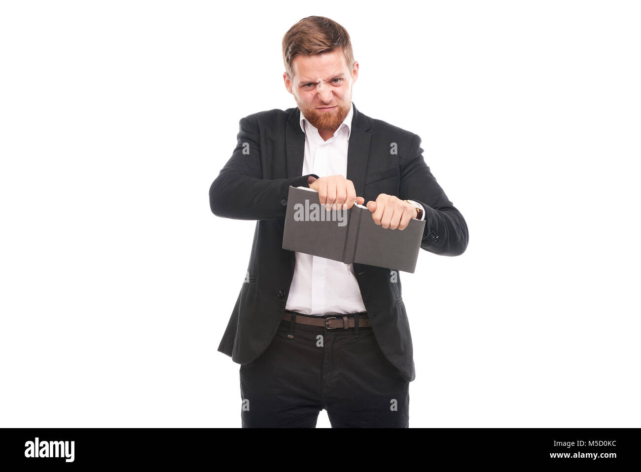 Manager with personal organizer Stock Photo - Alamy