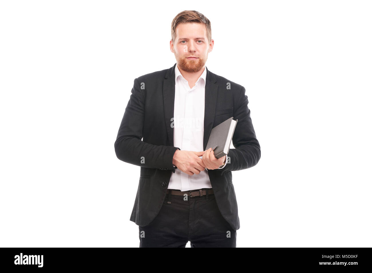 Manager with personal organizer Stock Photo - Alamy