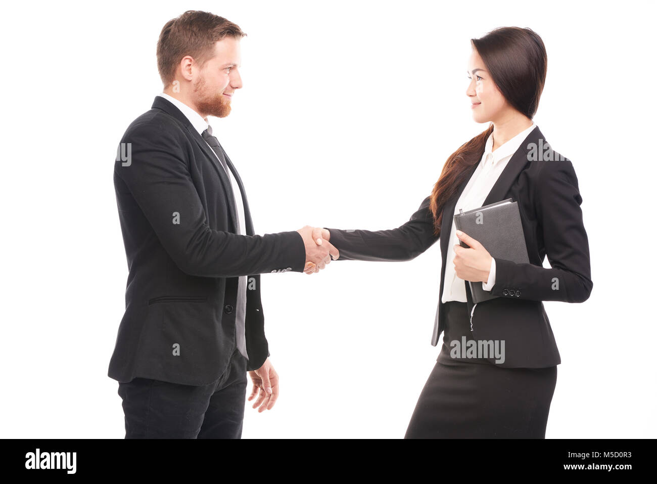 Business meeting two asian colleagues Cut Out Stock Images & Pictures ...