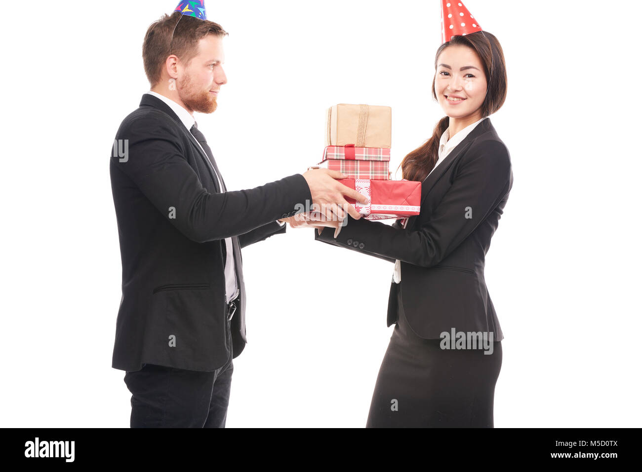Couple office party hi-res stock photography and images - Alamy