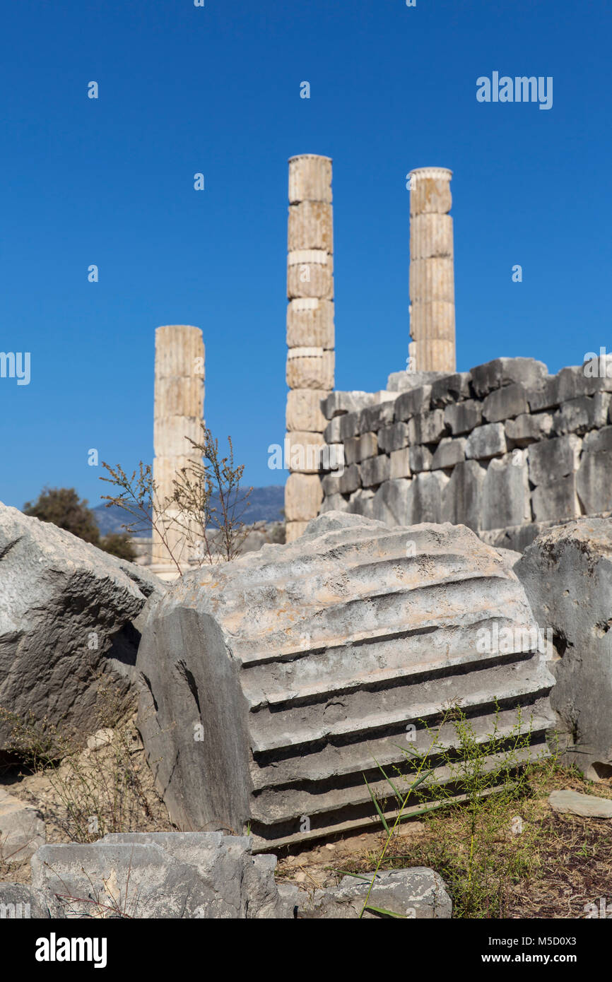 Turkey Leto photography temple in the ancient city Letoon is located in ...