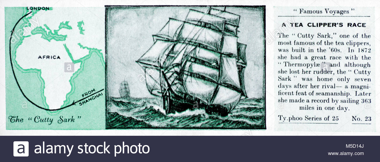 Tea clippers 1800s hi-res stock photography and images - Alamy