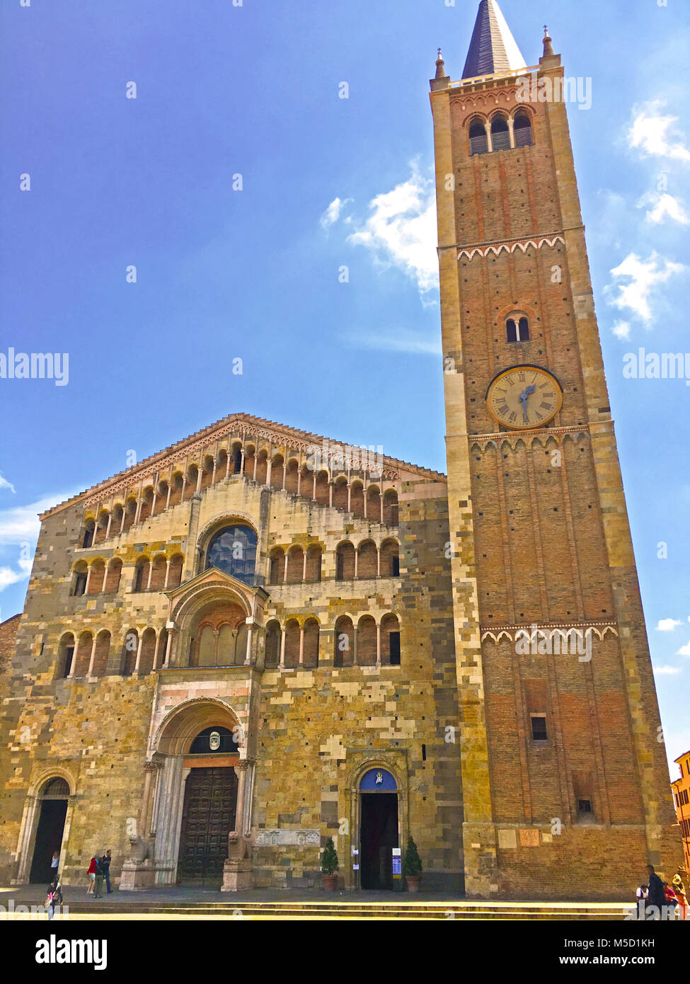 PARMA, ITALY - Piazza Duomo, beautiful and historic cathedral in main ...