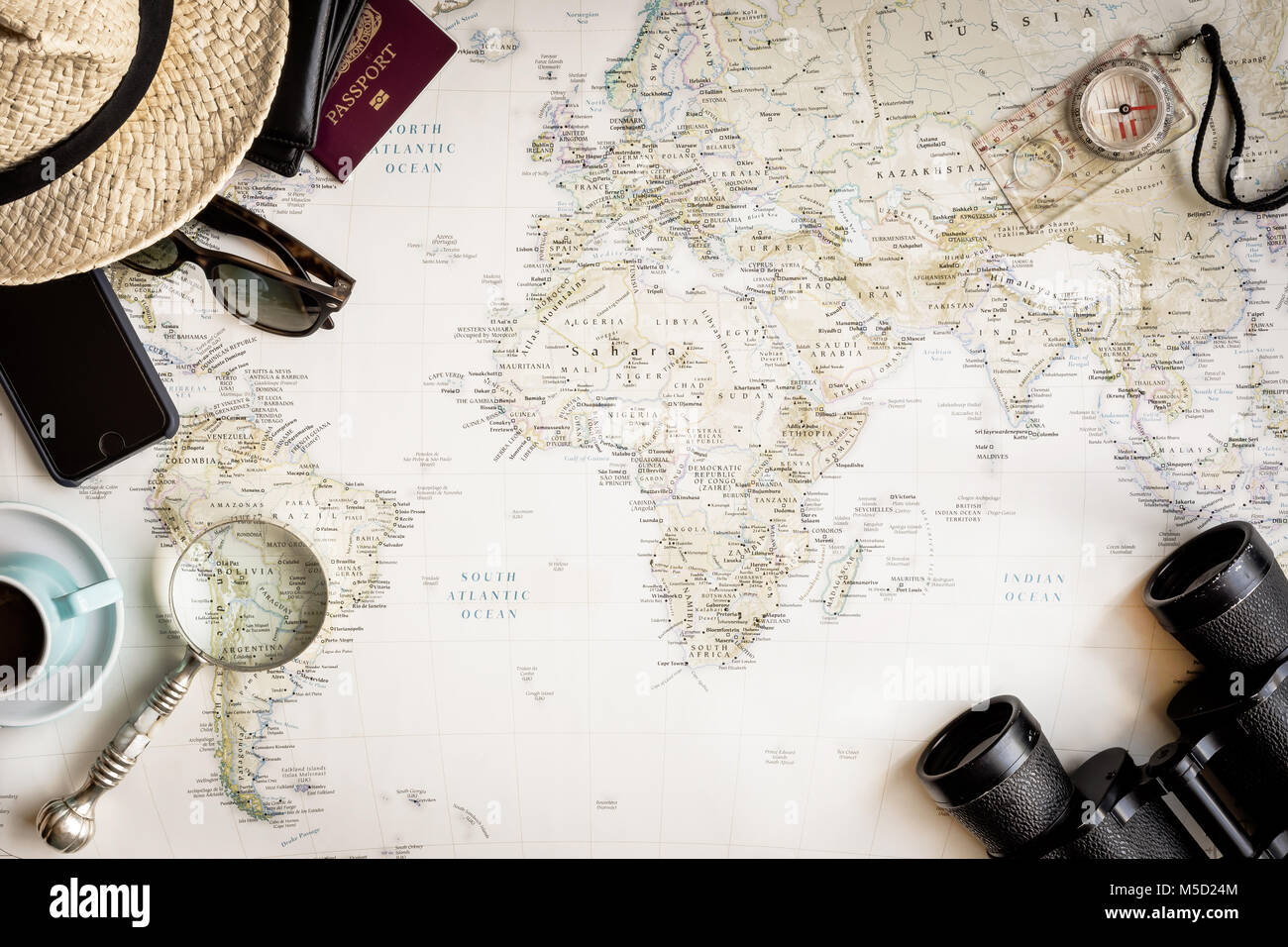 Faded passport hi-res stock photography and images - Alamy