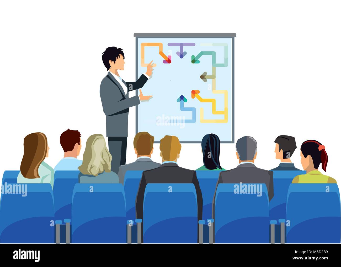 Lecture vector vectors hi-res stock photography and images - Alamy