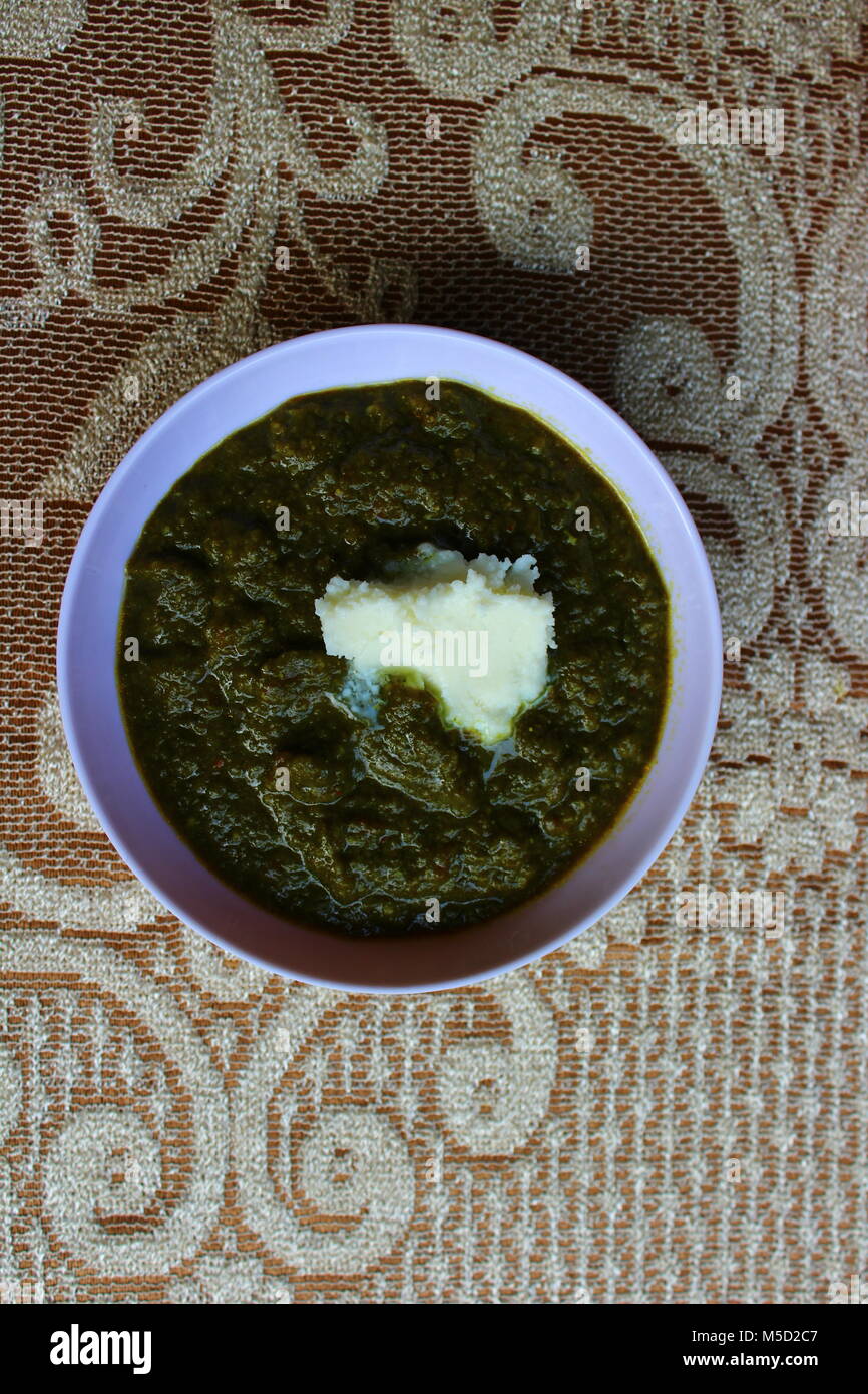 Sarson Ka saag Stock Photo - Alamy