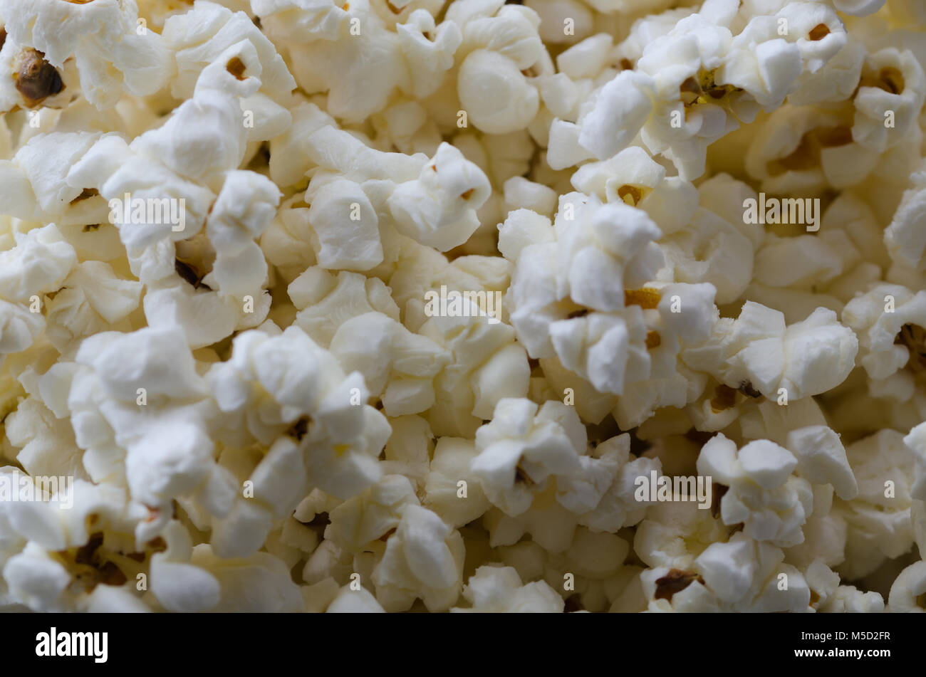 Popcorn in the bowl. Top view,macro Stock Photo - Alamy