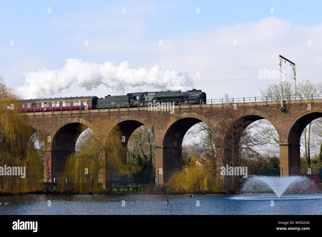 Britannia class British Railways steam locomotive 70013 ‘Oliver ...