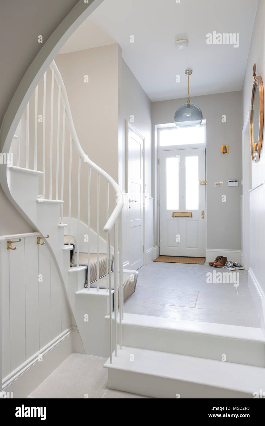 Luxury home showcase foyer Stock Photo - Alamy