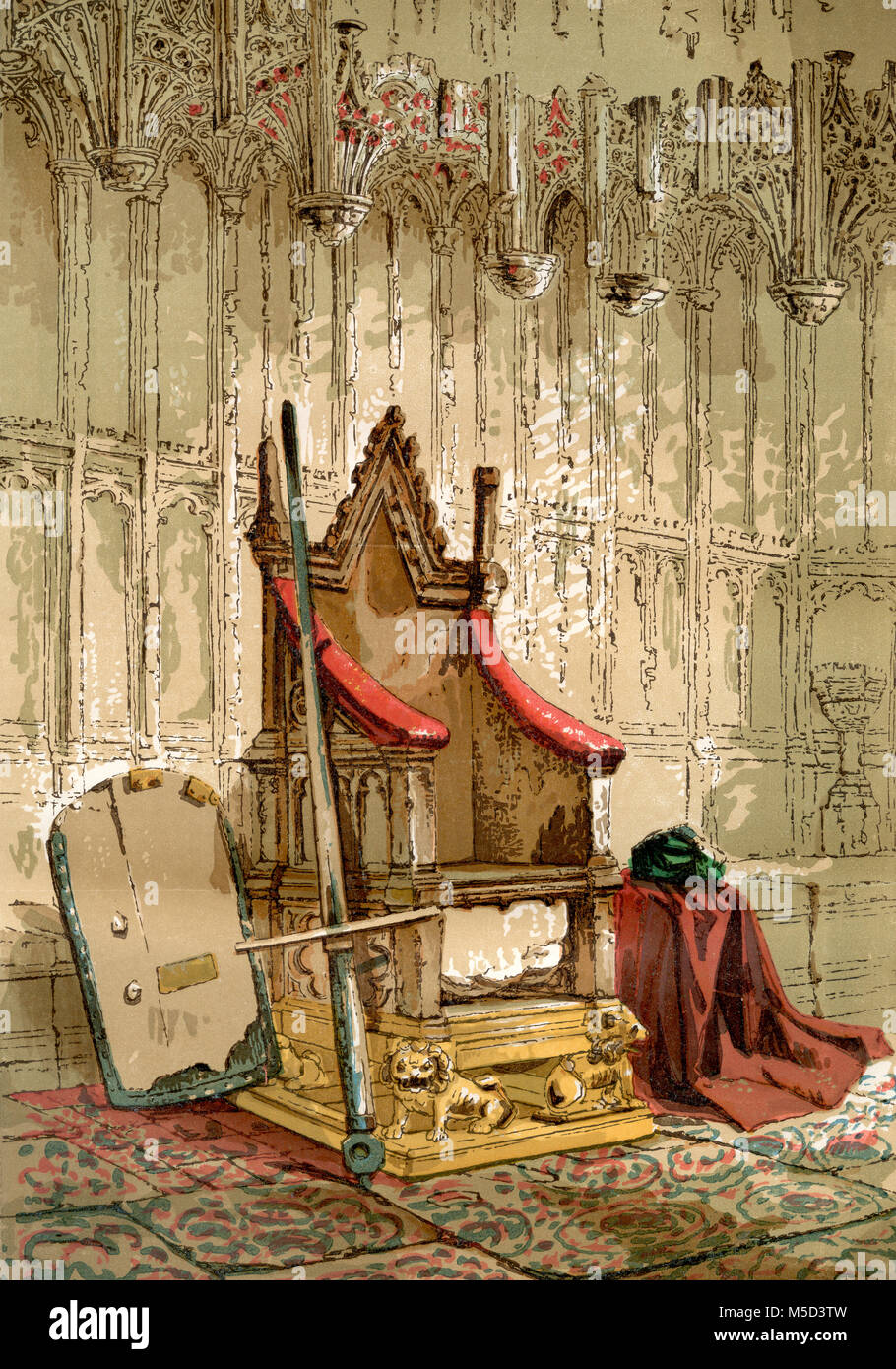 Coronation chair hi-res stock photography and images - Alamy