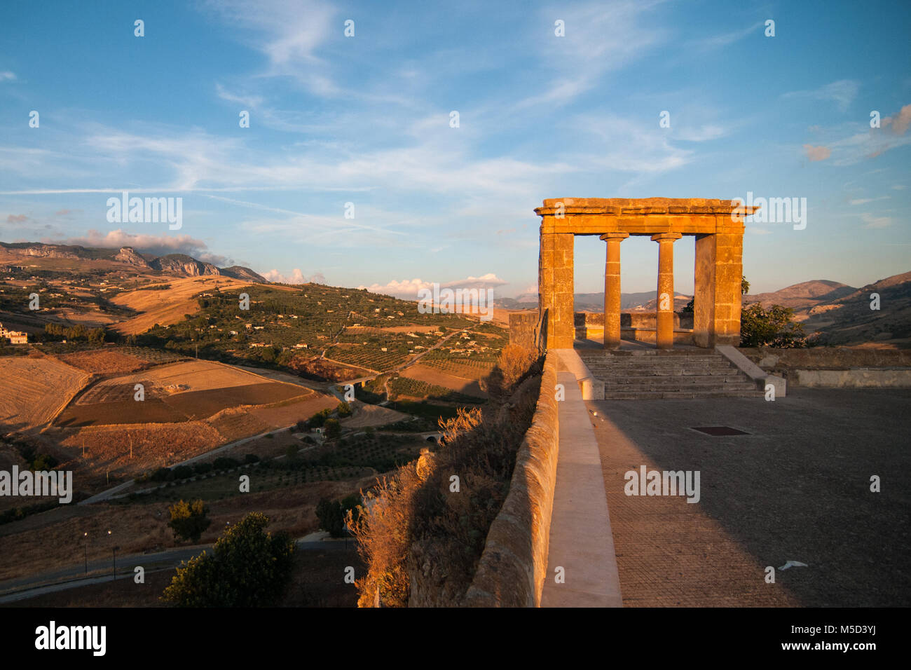 A view of the village of Sambuca di Sicilia, Italy. Sambuca di Sicilia ...