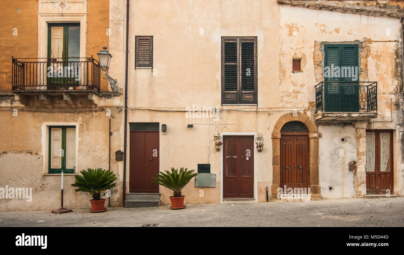 A view of the village of Sambuca di Sicilia, Italy. Sambuca di Sicilia ...