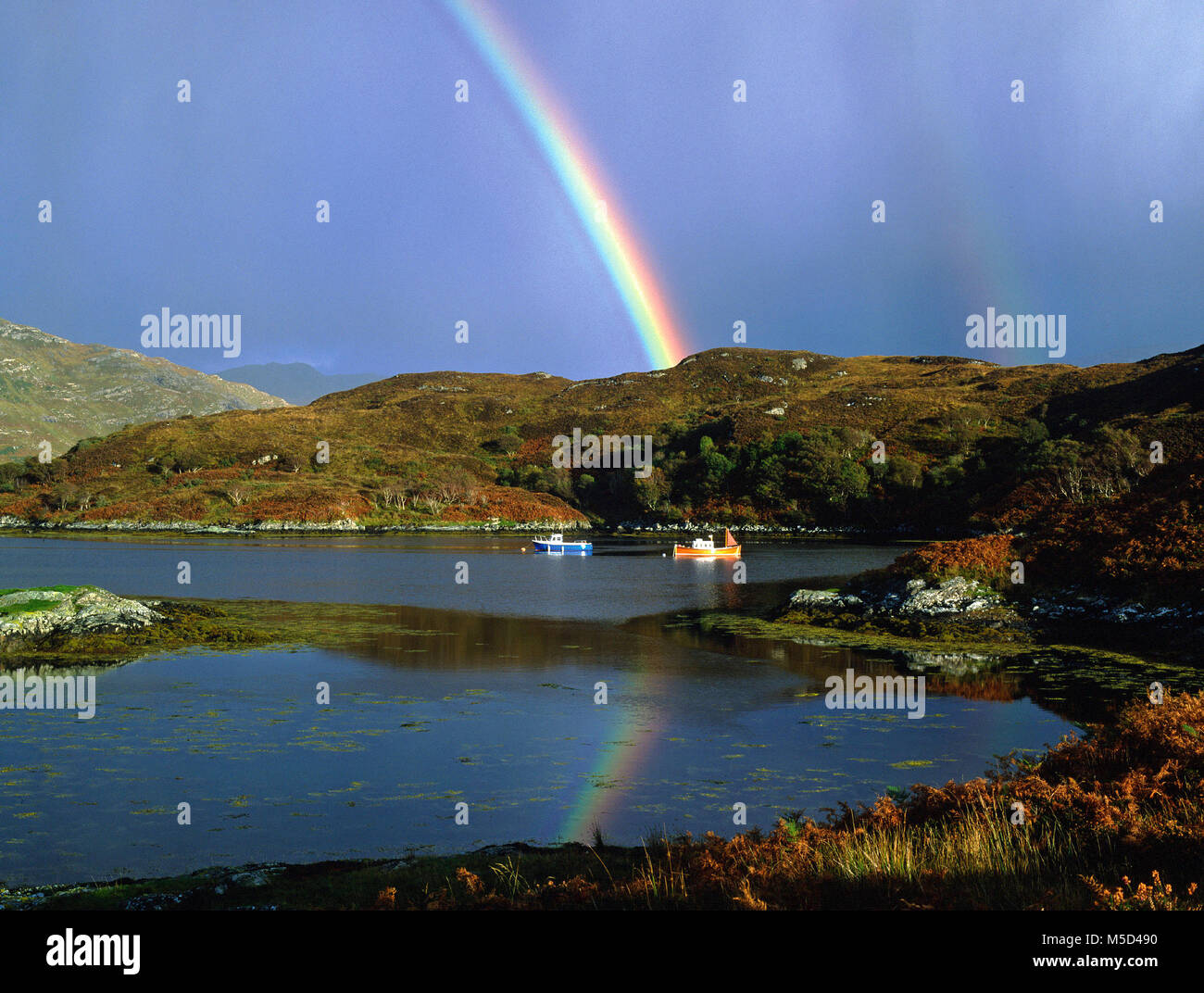 Scottish highlands rainbow hi-res stock photography and images - Alamy