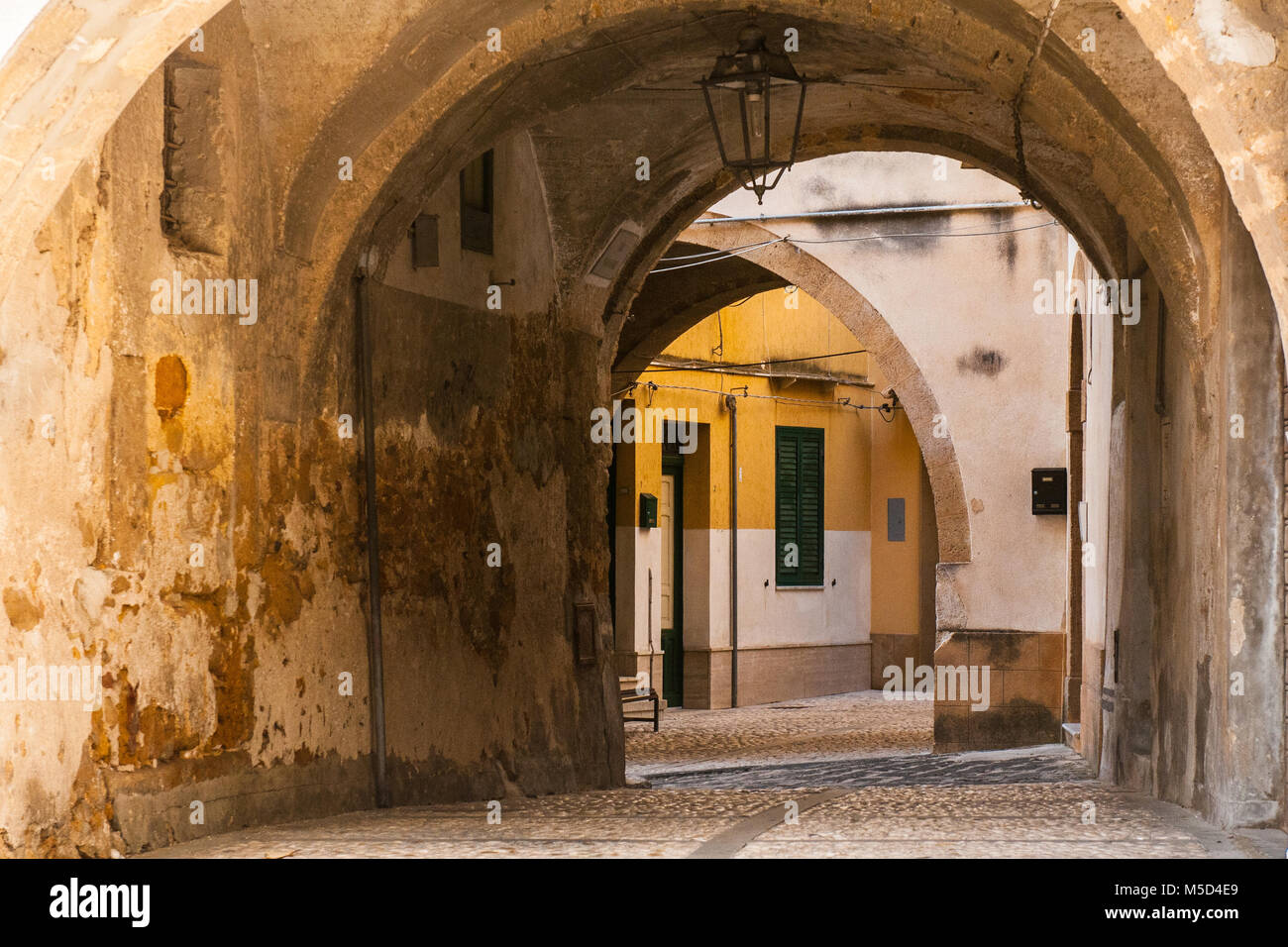 A view of the village of Sambuca di Sicilia, Italy. Sambuca di Sicilia ...