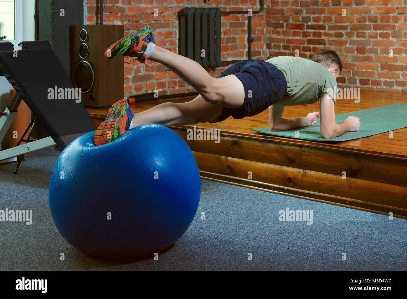 Balancing exercises hi-res stock photography and images - Alamy